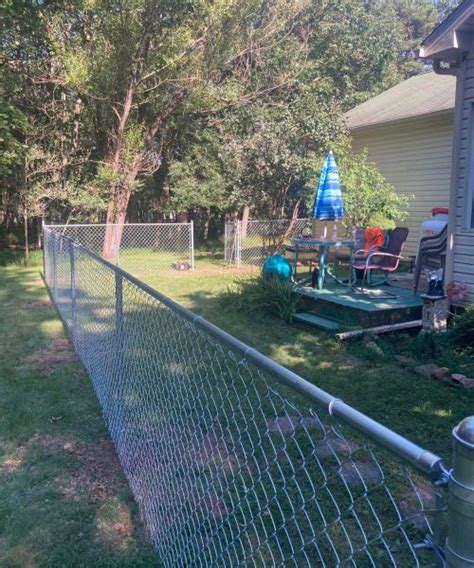 Chain Link Fence Installation The Lawn Helpers