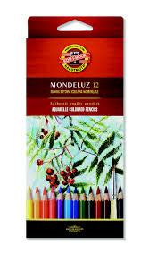 Koh I Noor Mondeluz Aquarelle Coloured Pencils 12 Burton At Bideford