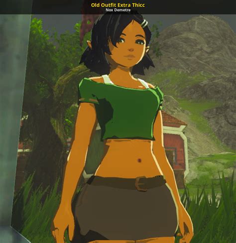 Old Outfit Extra Thicc The Legend Of Zelda Breath Of The Wild Wiiu Mods