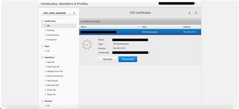 Ios 인증서certification 애플 개발자 프로그램apple Developer Program 등록을 완료했다면