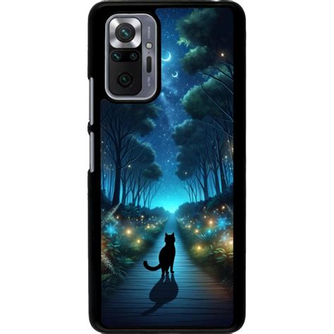 Xiaomi Redmi Note Pro Case Hülle Schwarze Katze Spaziergang Kaufen auf PhoneLook