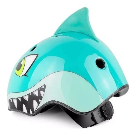 Capacete KZ Infantil Tubarão pindoramabicicletas br