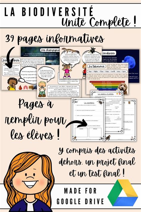 Grade 6 Science Biodiversity Unit In French With Coding Science