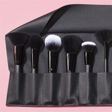 Ultimate Makeup Brush Set And Travel Roll 18 Piece E L F Cosmetics