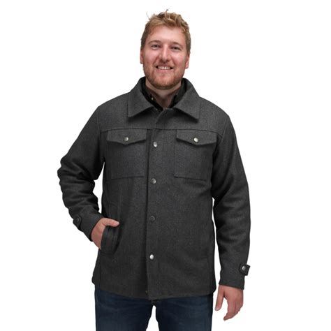 Murdochs Pintlar Mens Rancher Coat Grey