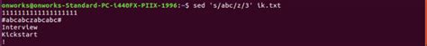 Sed Command In Linuxunix With Examples