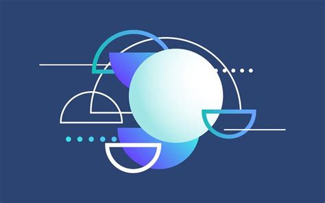Free Vector Overlapping Design Elements On Blue Background Vector