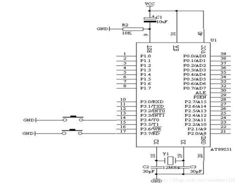 stc89c52单片机引脚对应的功能以及实例讲解 电子工程世界