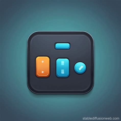 Designing A UI Sit Button For Mobile Game Stable Diffusion Online