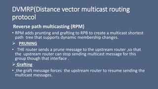 Multicast Routing Protocols PPT
