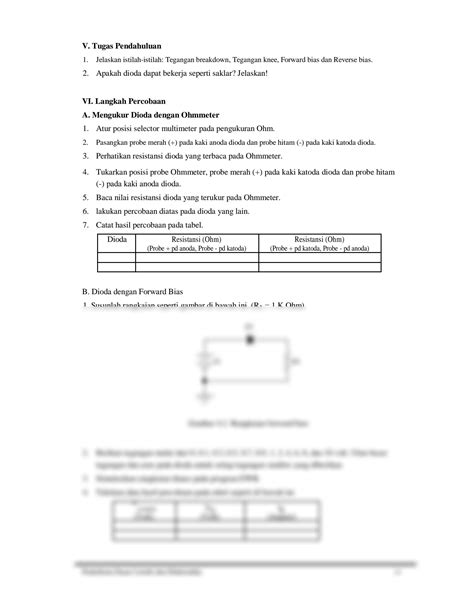 Solution Jobsheet Dioda Semikonduktor Studypool
