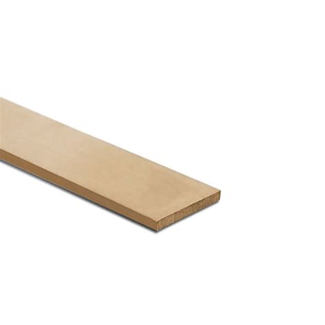 Brushed Polished Brass Flat Bar 635mm X 63mm 2 12 X 14