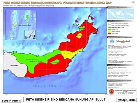 Peta Digital Peta Indeks Risiko Bencana Gunung Api Di Provinsi