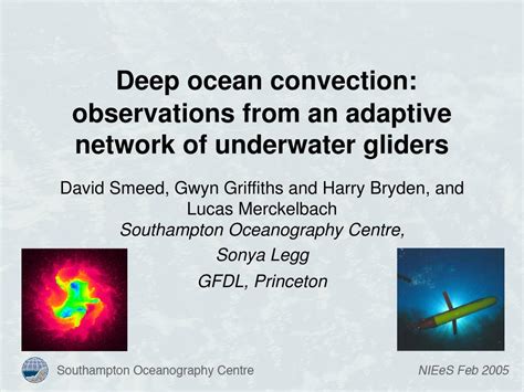 Ppt Deep Ocean Convection Observations From An Adaptive Network Of Underwater Gliders