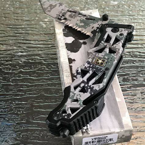 Official Us Army Spring Assisted Military Tactical Tanto Pocket Knife