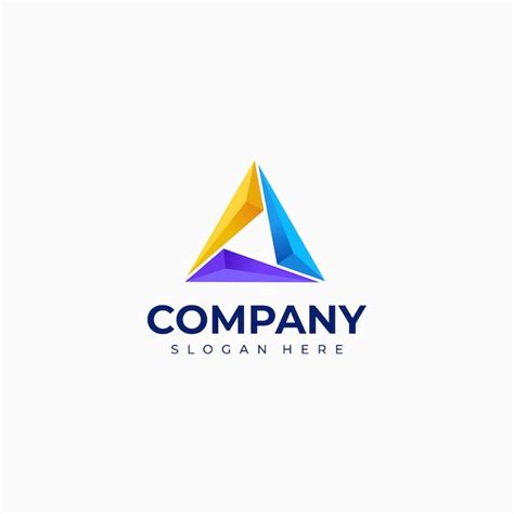 Premium Vector 3d Triangle Logo Design