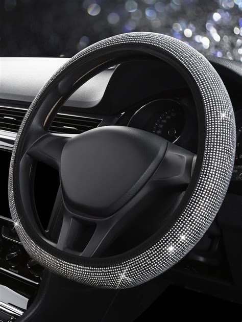 Cobertura De Volante De Carro Decorativa De Strass SHEIN Brasil