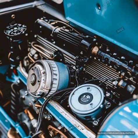 Ai创作图机械复古风 机车控 机车文化 酷炫机车 炫酷机车 老爷车爱好者 机械风金属风装潢设计 老外机车 跑车发动机 机车生活 引擎类 机车风