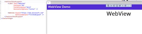 Windows Webview Doesnt Display Url When Inside A Verticalstacklayout