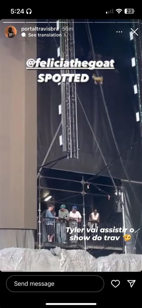Tyler The Creator Is Watching Traviss Set Rn 👀 Rtravisscott