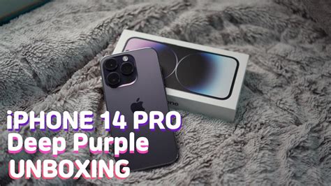 아이폰14프로 딥퍼플 언박싱 Youtube
