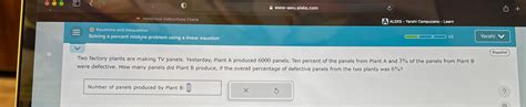 Solved Equations And Inequalitiessolving A Percent Mixture Chegg