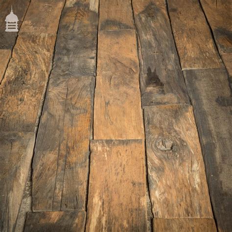 Batch Of Short Length Norfolk Broads Black Bog Oak Floor Board Wall