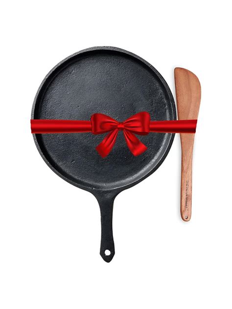 Buy The Indus Valley Black Induction Base Tava With Spatula Tawa For