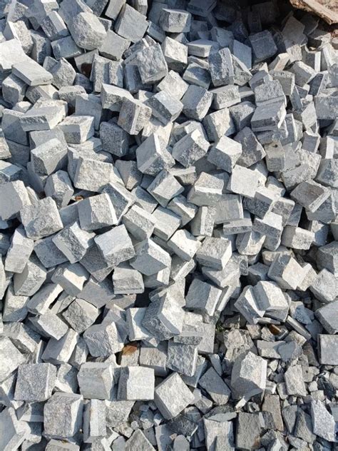 Gray Basalt Stone Block For Flooring Thickness 50mm At Rs 9 Piece In