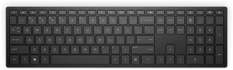 HP Pavilion 600 Black Slim 2.4 GHz USB Wireless Keyboard : Amazon.co.uk ...