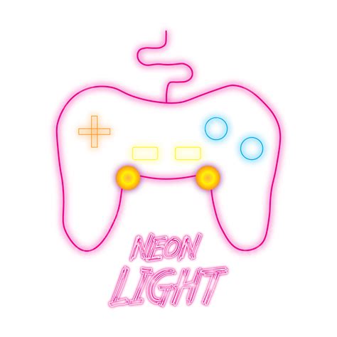 네온 게임 투명 Png 게임 워드 효과 Png 일러스트 및 벡터 에 대한 무료 다운로드 Pngtree