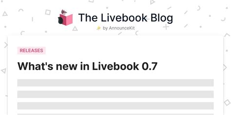 Whats New In Livebook 07 Relixir