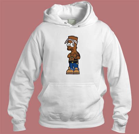 2bart Tupac Shakur The Simpson Hoodie Style