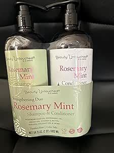 Sj Creations Beauty Untouched Rosemary Mint Hair Care Duo Set De Champú