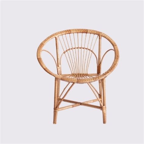 Cadeira Filipinas De Vime Artesanato Brasileiro Tendencia Boho Decor