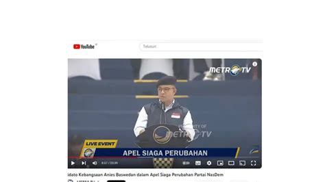 Cek Fakta Tidak Benar Video Anies Baswedan Berpidato Dengan Bahasa