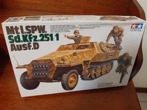 Tamiya 1 35 Scale Model Kit Of Ww2 German Hanomag Halftrack Hobbies