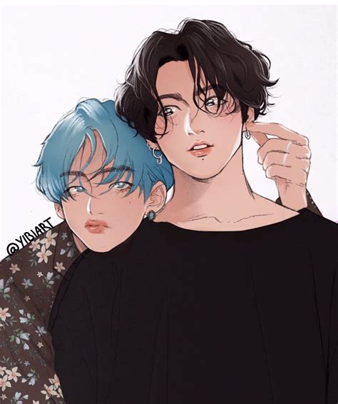 Vkookkookv Fanarts Bts Fanart Vkook Fanart Taekook Images And Photos Finder