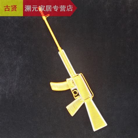铝线编织98k儿童玩具枪模型创意礼物金属铁丝diy制作m416手工艺品虎窝淘