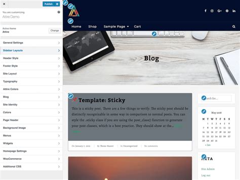 Attire Free Bootstrap Wordpress Theme Freebie Supply