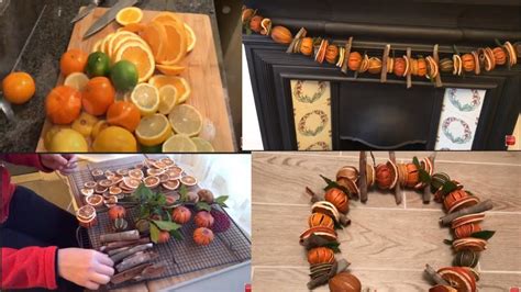 Diy How To Make Dried Fruits Decorations At Home For Christmas Youtube