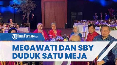 Momen Megawati Dan SBY Duduk Satu Meja Jelang Acara Gala Dinner KTT G20