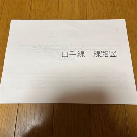 Yahooオークション 山手線線路図