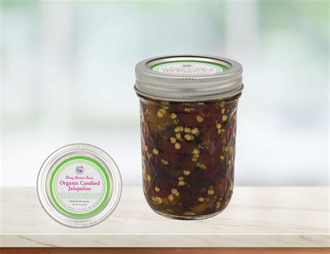 Organic Candied Jalapeño Dizzy Lizzies Farm