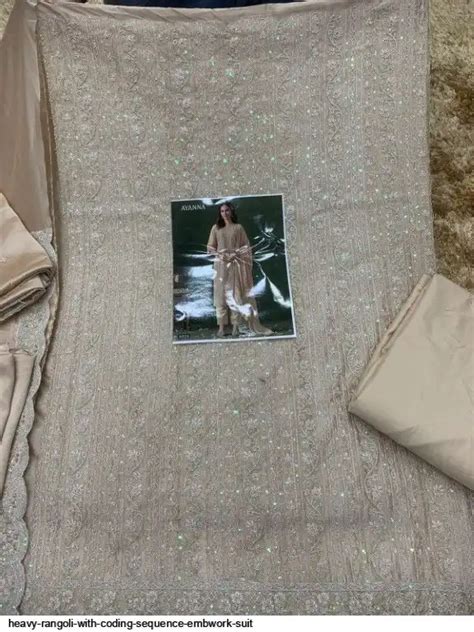 Ayanna Heavy Rangoli With Coding Sequence Embwork Suit Ayanna Heavy Rangoli With Coding Sequence Embwork Suit