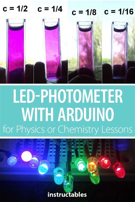 Diy Led Photometer With Arduino For Physics Or Chemistry Lessons