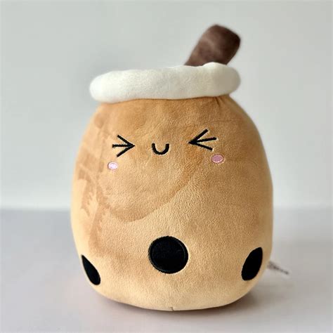 Bubble Boba Peluches Boba Tea Plushie Toy Milk Tea Pearl Cup Plush