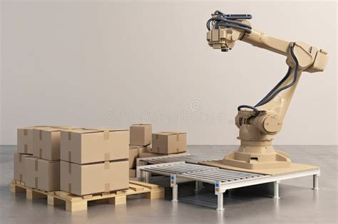 Palletizer Robot Stock Illustrations 56 Palletizer Robot Stock