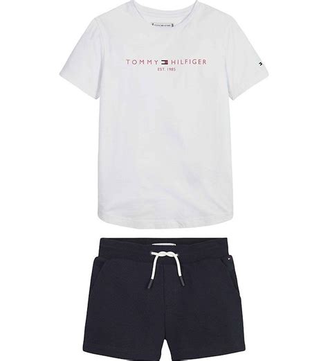 Tommy Hilfiger Sæt T Shirtshorts Essential Desert Sky