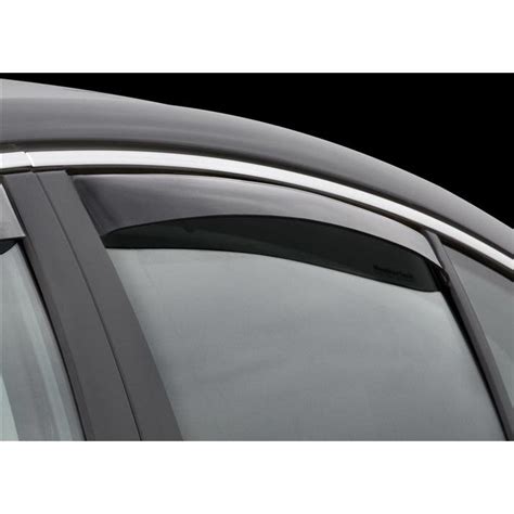 Weathertech 81419 Dark Smoke Rear Side Window Deflectors Xdp